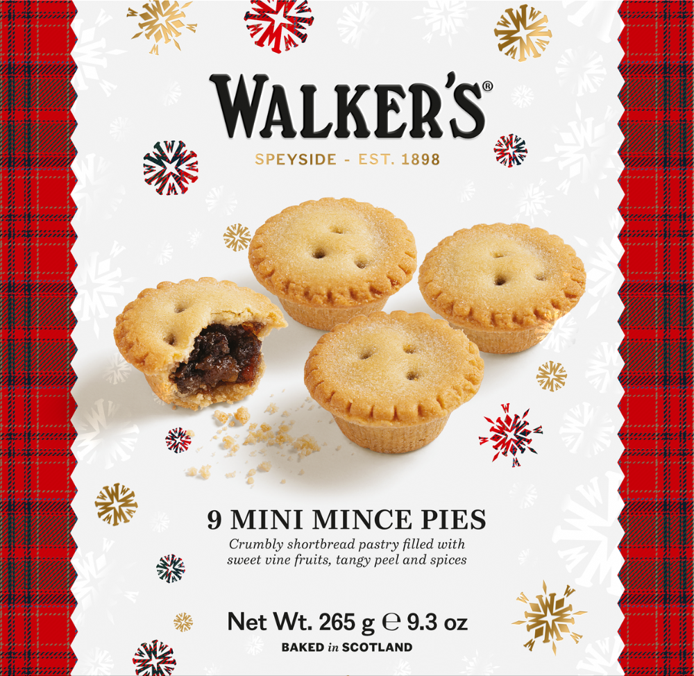 WALKER'S 9 Mini Mince Pies 265g | Holleys Fine Foods