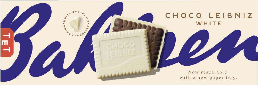 Bahlsen Choco Leibniz - White Chocolate 111g | Holleys Fine Foods