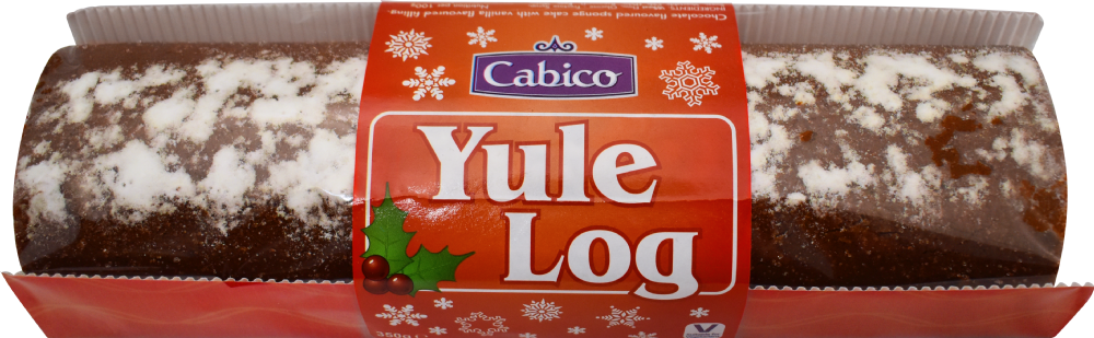 Cabico Yule Log 350g | Holleys Fine Foods