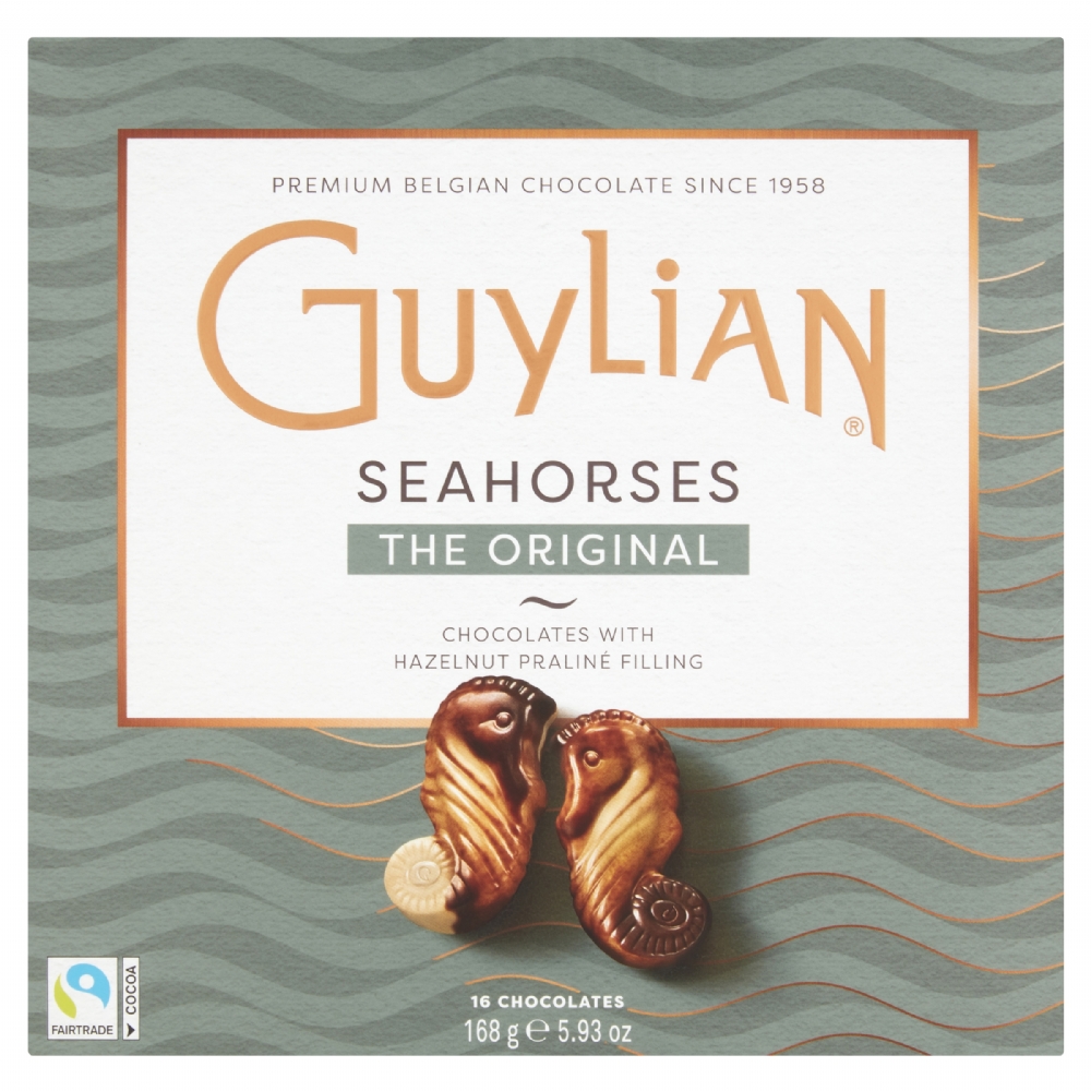 Guylian Original Belgian Chocolate Seahorses 168g | Holleys Fine Foods
