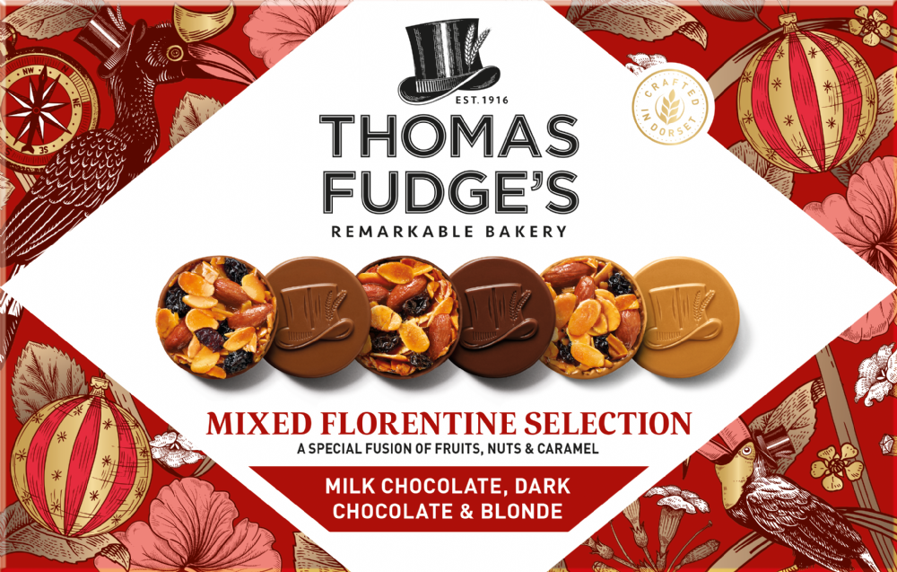 Thomas Fudge's Mixed Florentine Selection 228g | Holleys Fine Foods